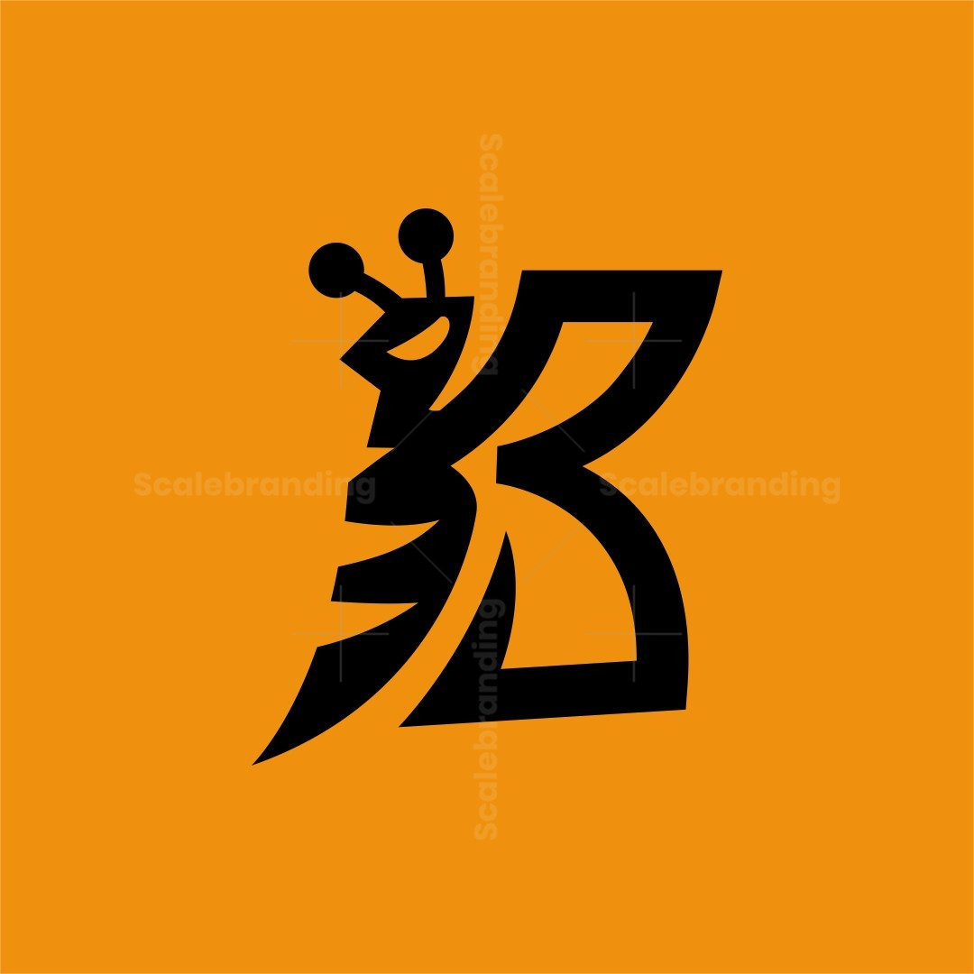 B Letter Bee Logo | Scalebranding