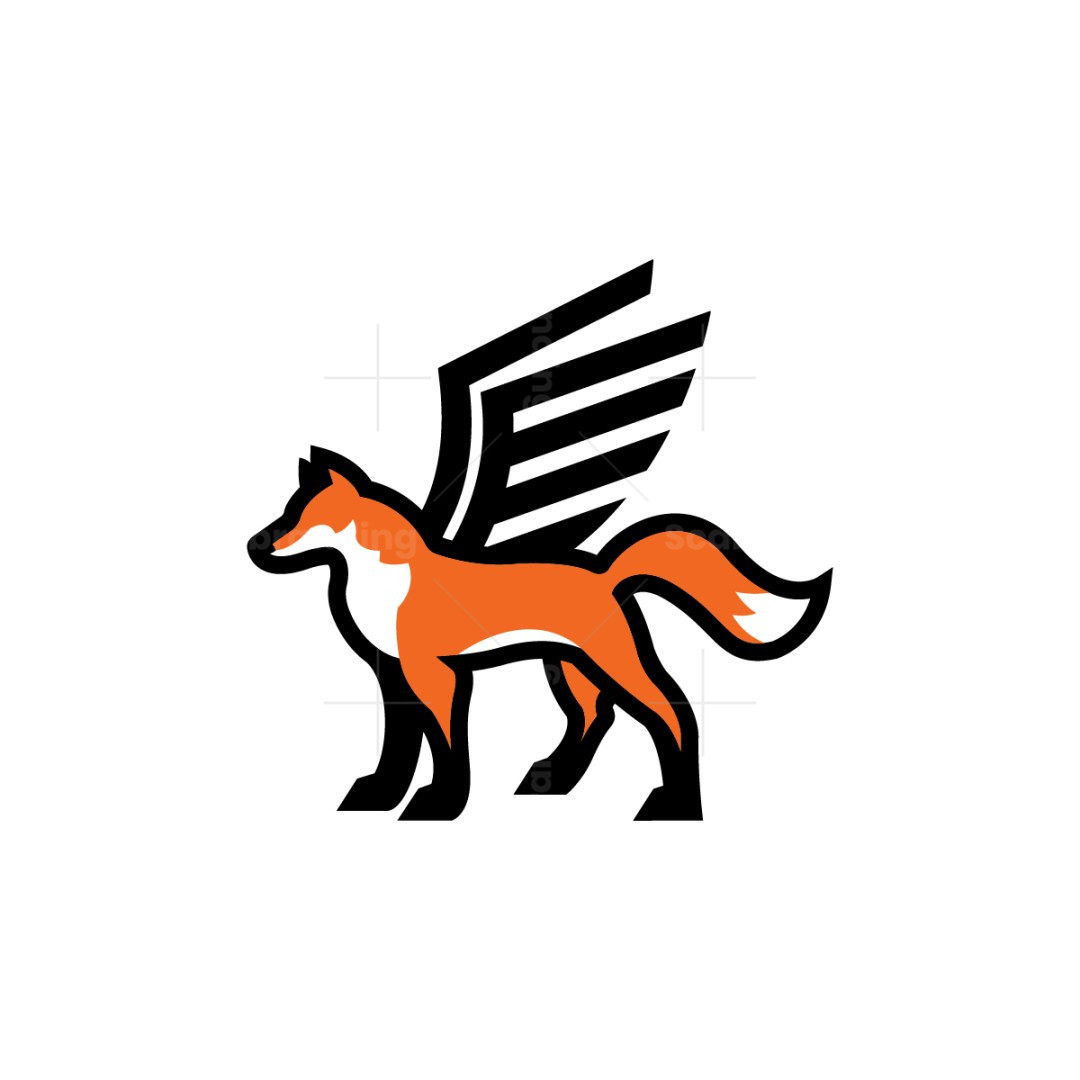 Winged Fox Logo | Scalebranding
