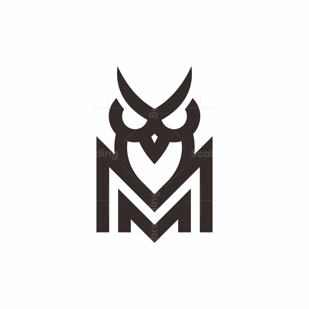 Letter M Owl Logo | Scalebranding