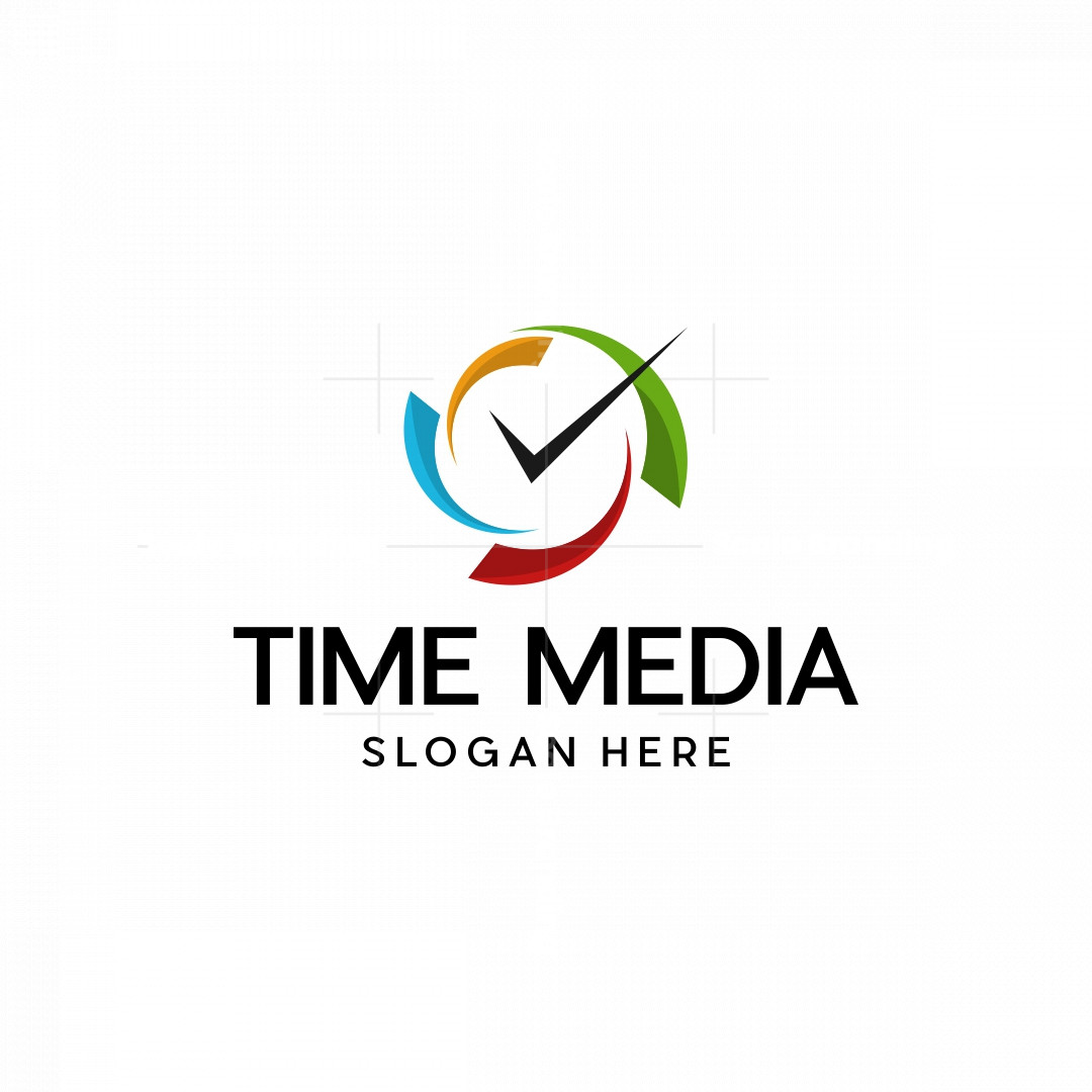 Time Media Modern Logo | Scalebranding