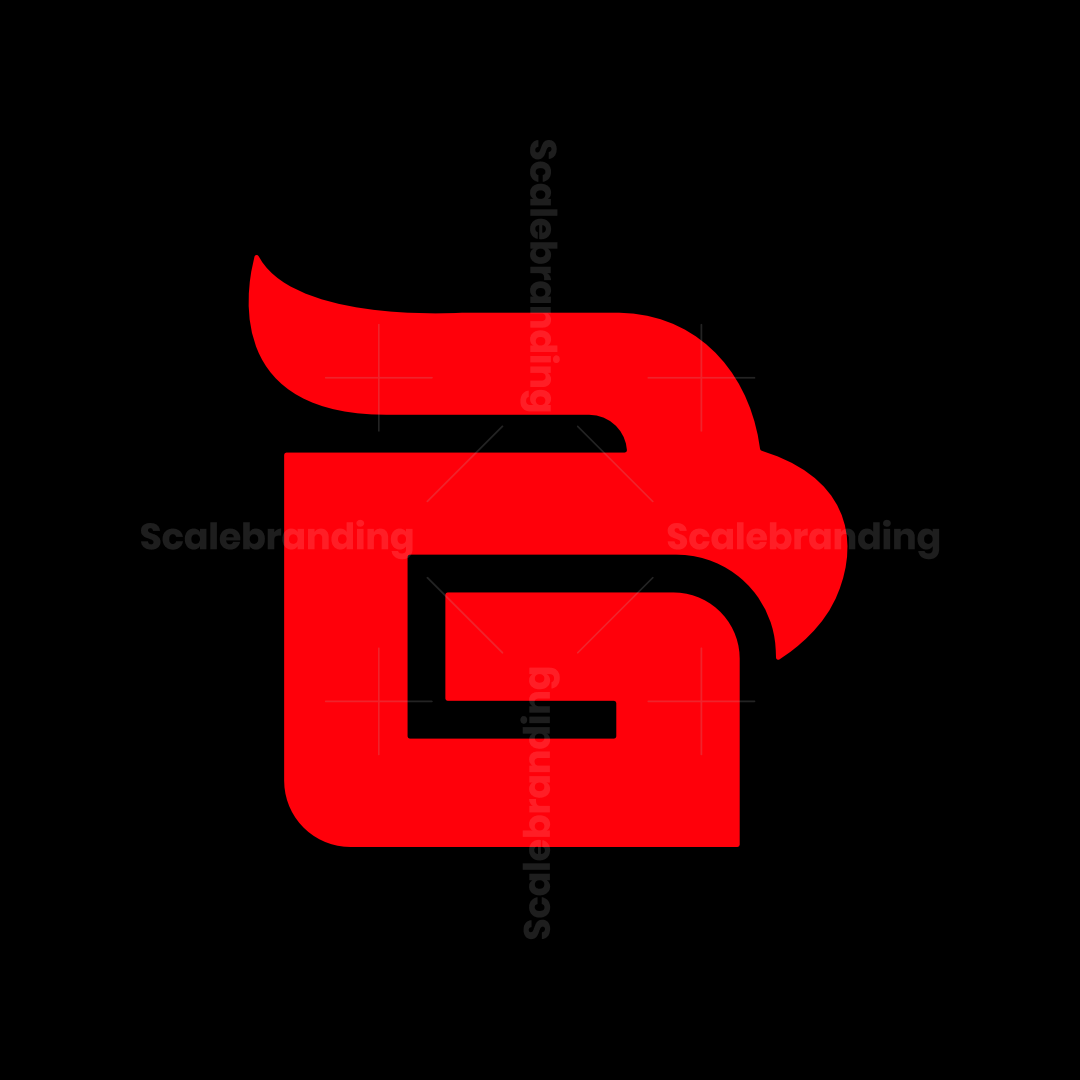 Geometric G phoenix letter logo | Scalebranding