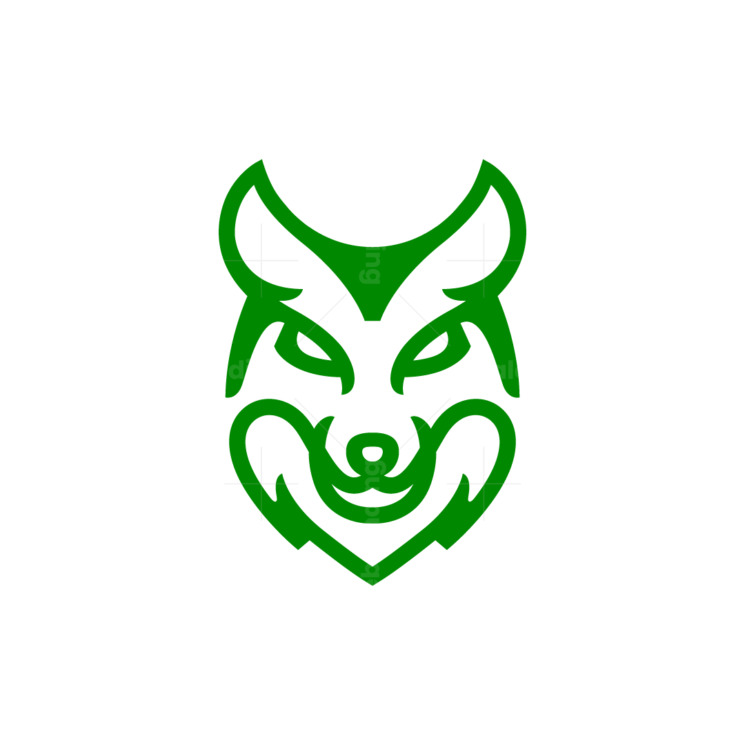 Cool Wolf Logo Dominant Wolf Head Logo Vector Wolf Logo | Scalebranding