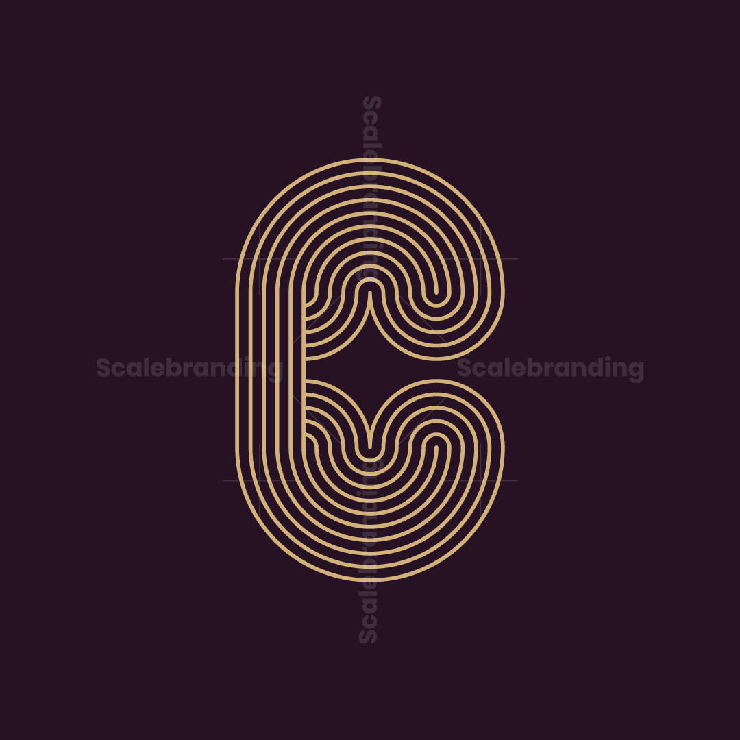 Elegant Letter C Line Logo | Scalebranding