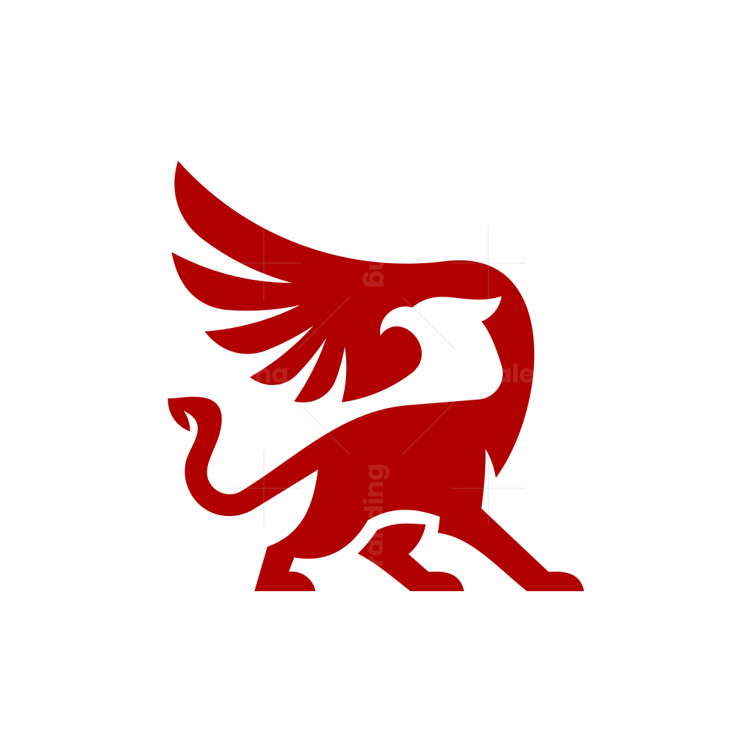 Griffin Mythology King Strength Logo | Scalebranding
