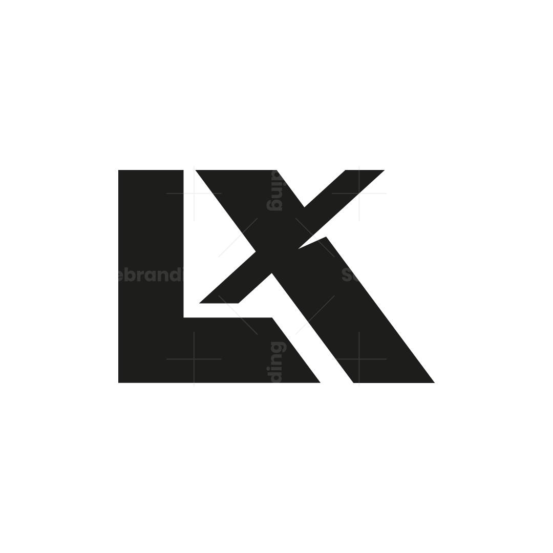 Bold Letter LX Monogram Logo | Scalebranding