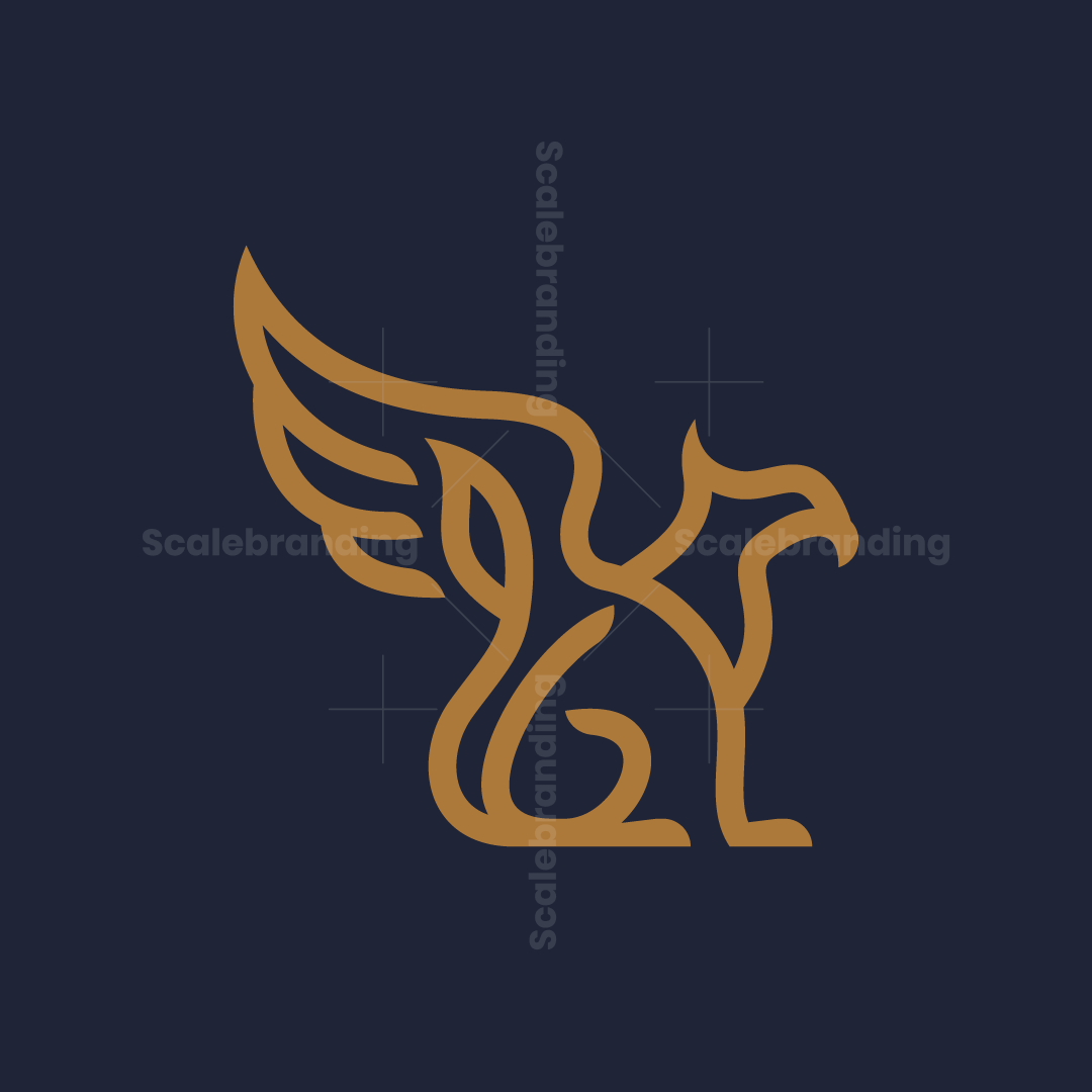Linear Gryphon Or Letter G Griffin Logo Concept | Scalebranding