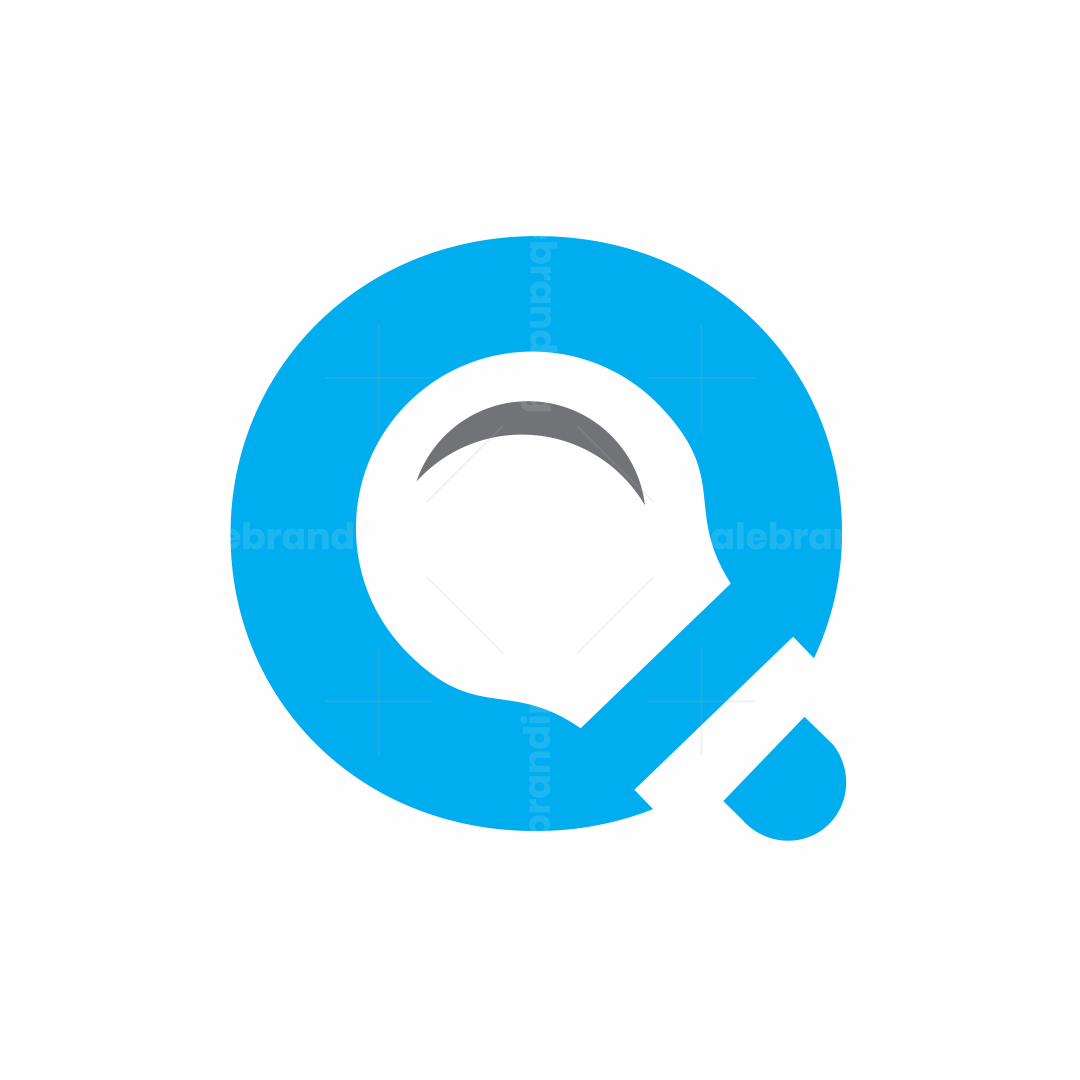 Letter Q Lamp Simple Logo | Scalebranding