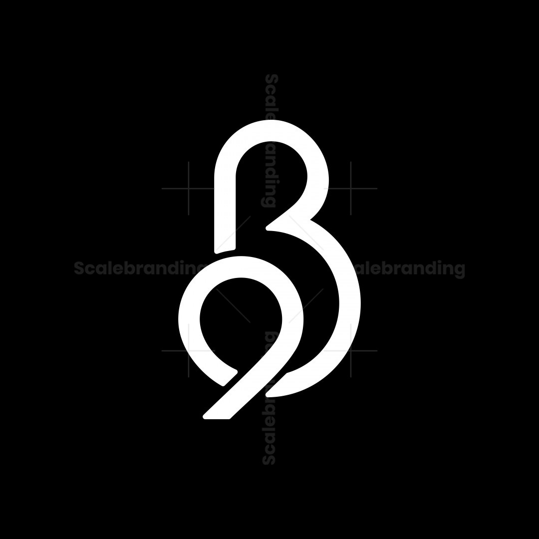 B9 Or 9B Letter Logos | Scalebranding
