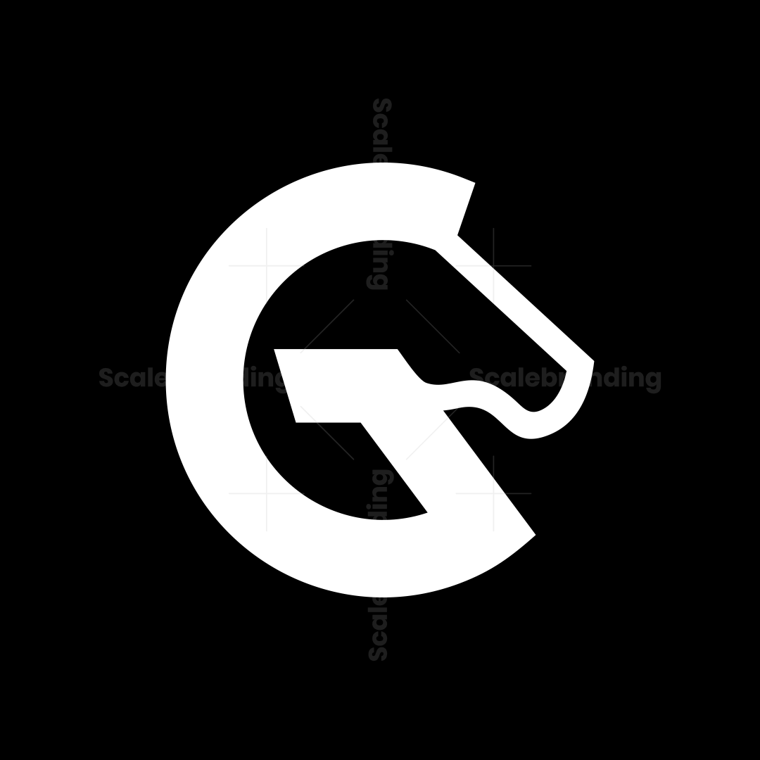 Letter G Horse Modern Minimalist logo | Scalebranding