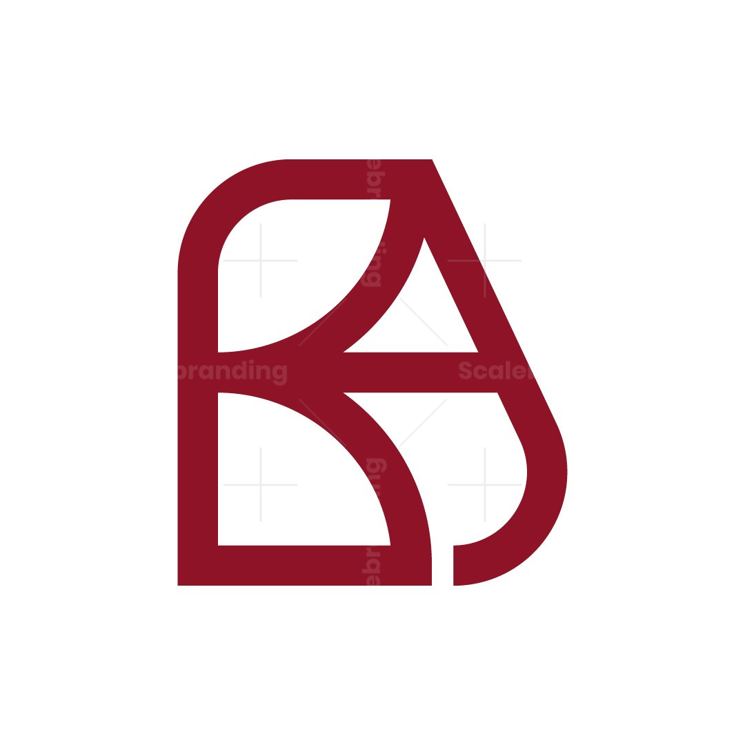 BA Letters Logo | Scalebranding