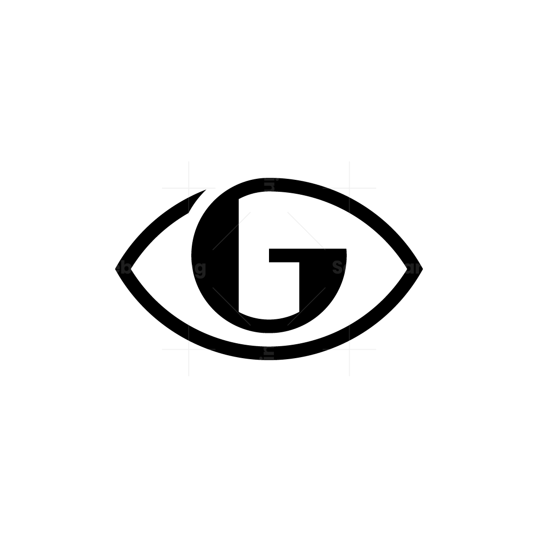 Letter G or E Eye Logo | Scalebranding
