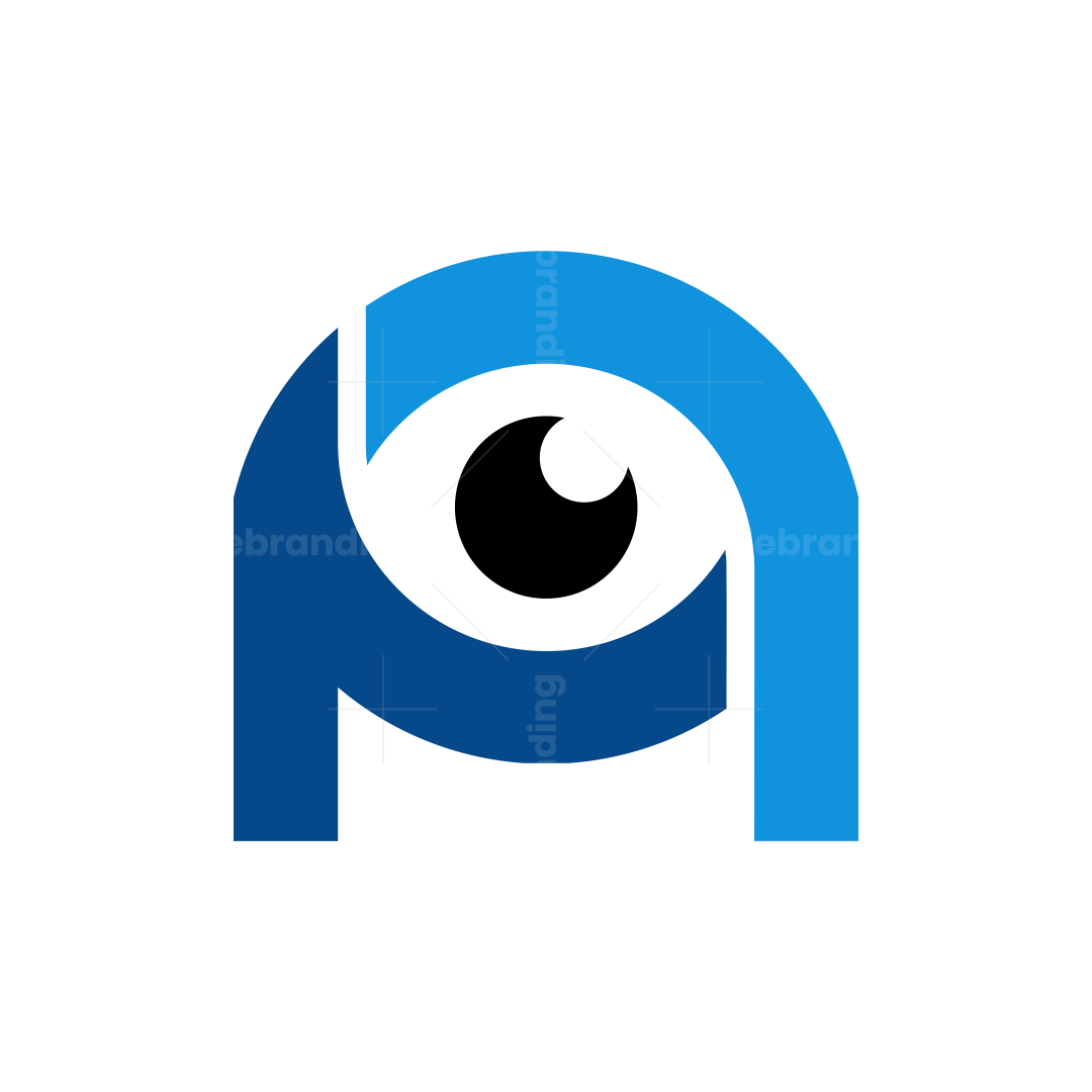 Letter A Eye Modern logo | Scalebranding