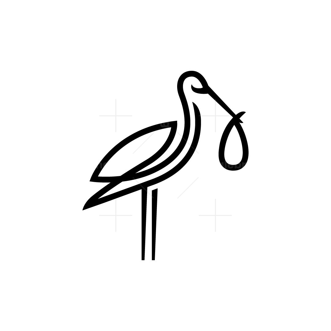 Baby Stork Logo