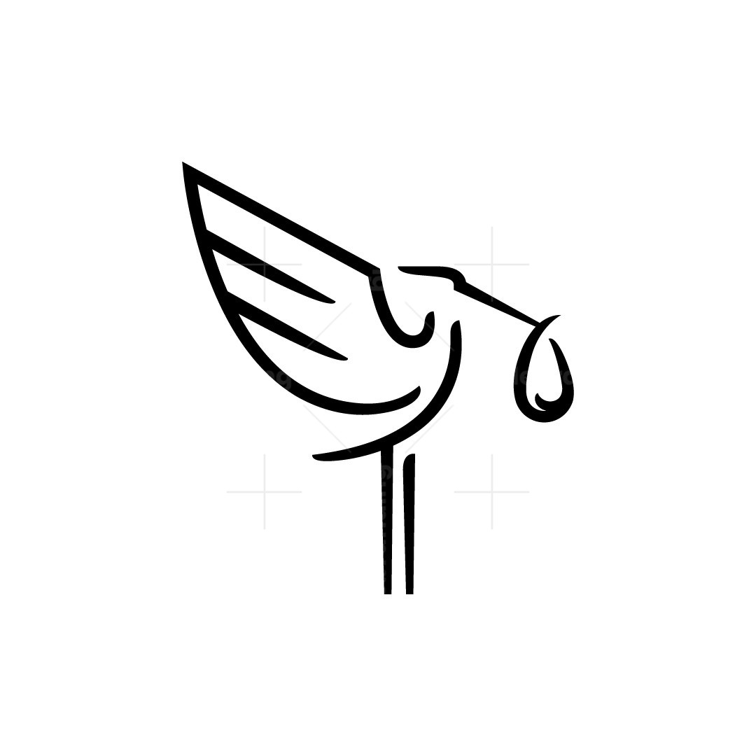 Baby Stork Logo | Scalebranding