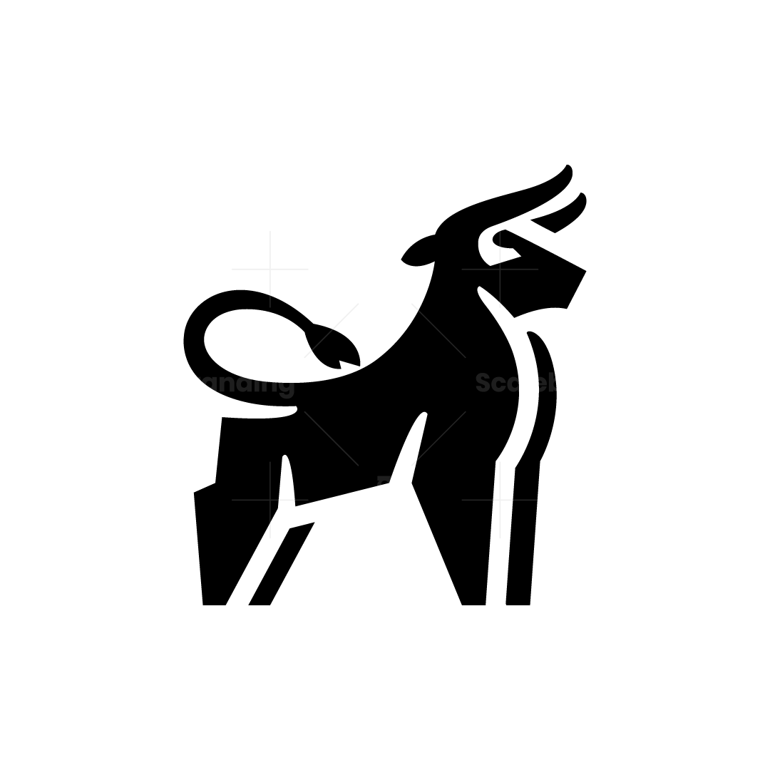 Brave Big Black Bull Logo | Scalebranding