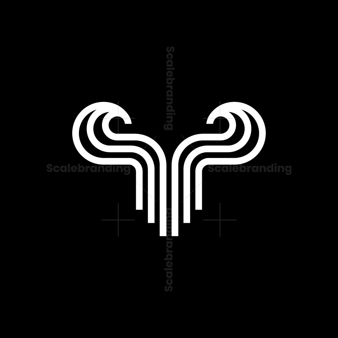 Strong Bull Horns Letter T Logo | Scalebranding