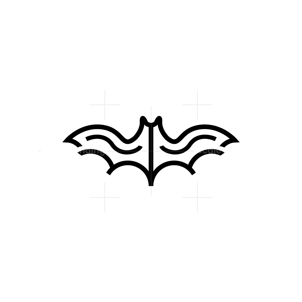 White Bat Symbol