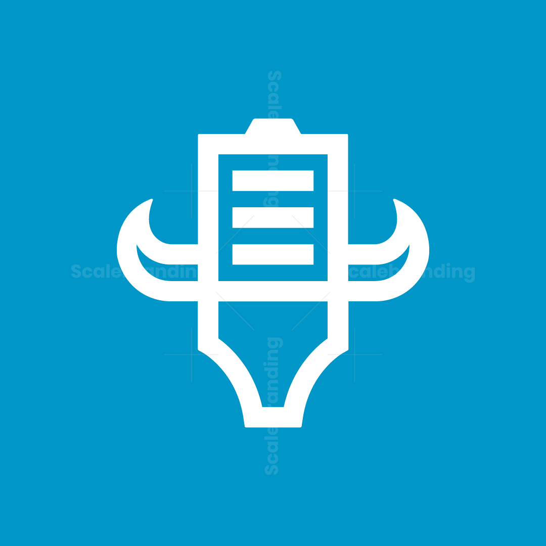 Battery Bull Head Logo | Scalebranding