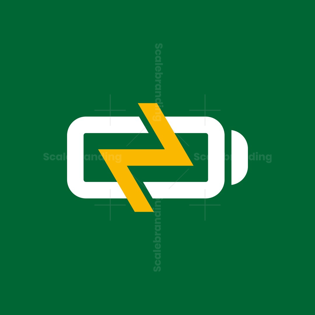 Battery Letter N Logo | Scalebranding