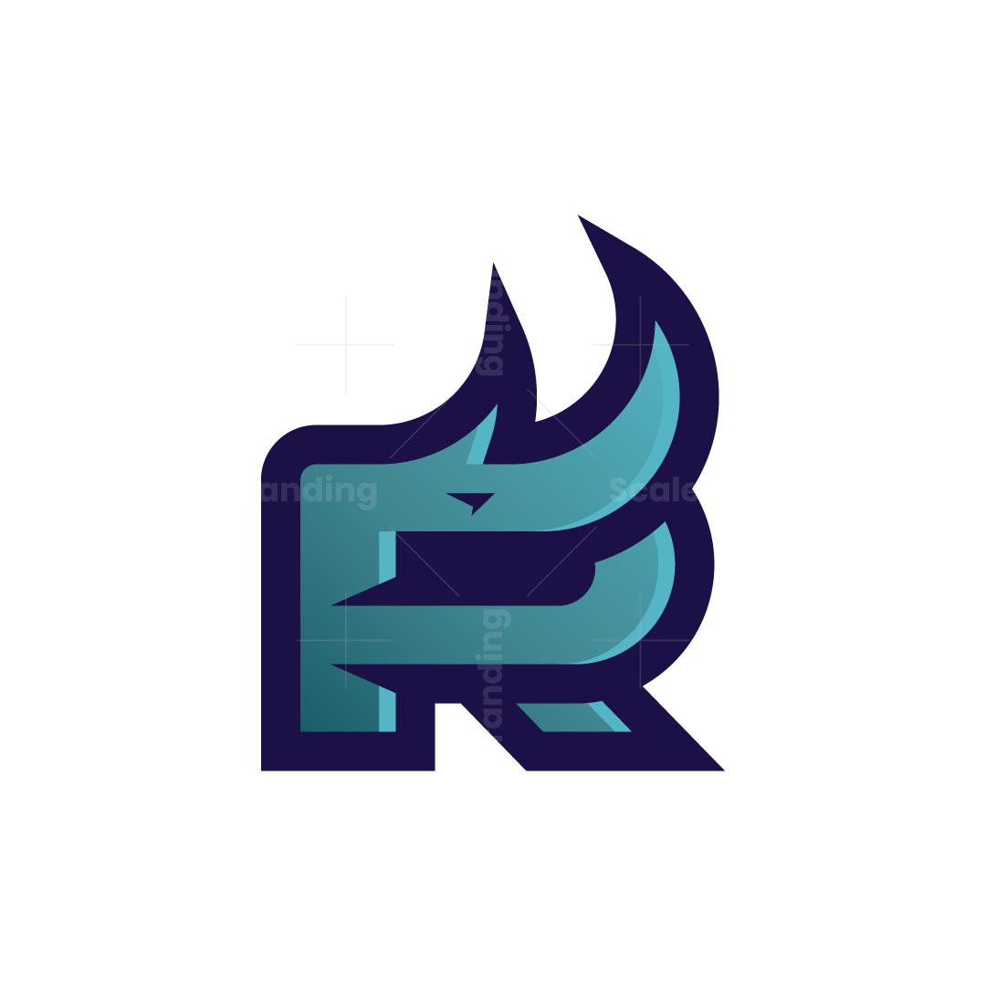 Rhino Letter R Monogram Logo | Scalebranding
