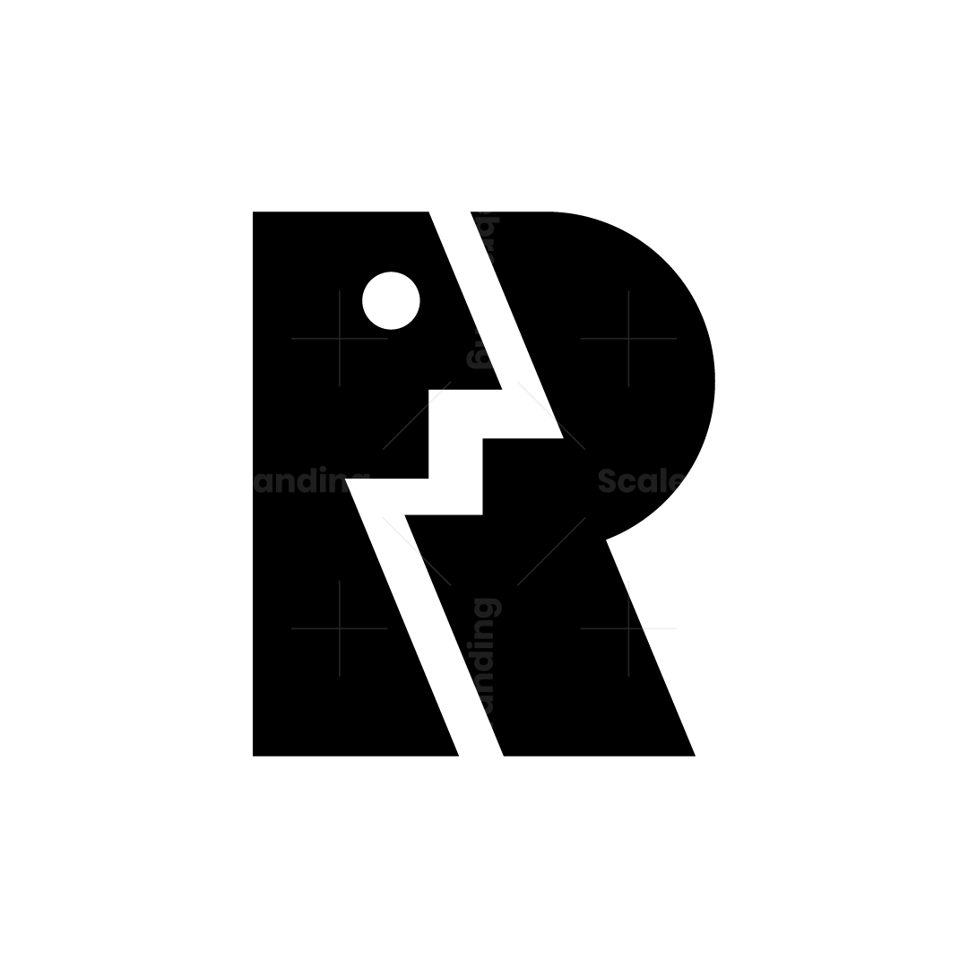 Letter R Person Face Logo | Scalebranding