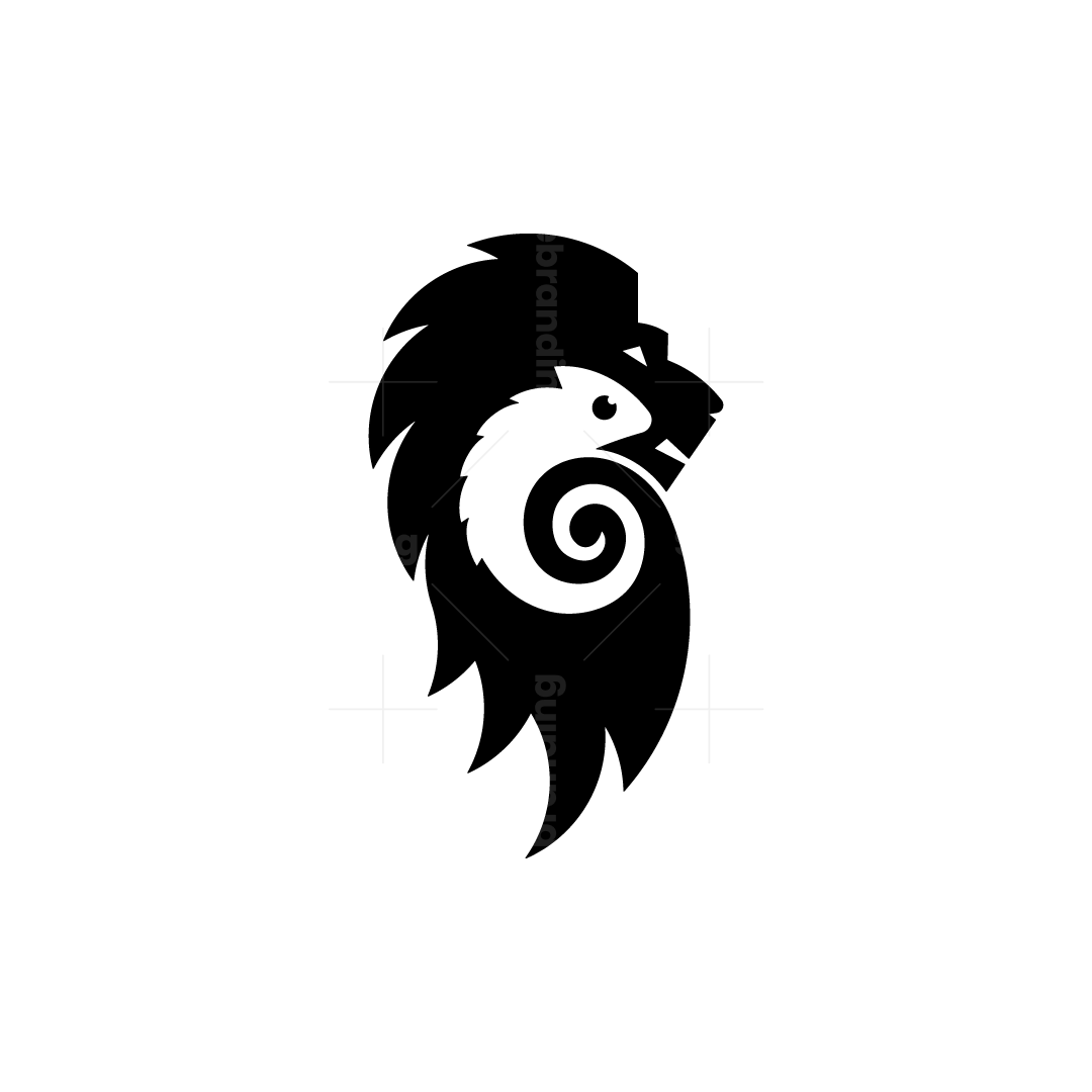 Negative Space Lion Tattoos