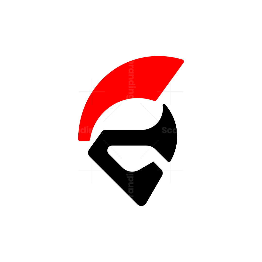 Modern Iconic Spartan Golf Logo | Scalebranding