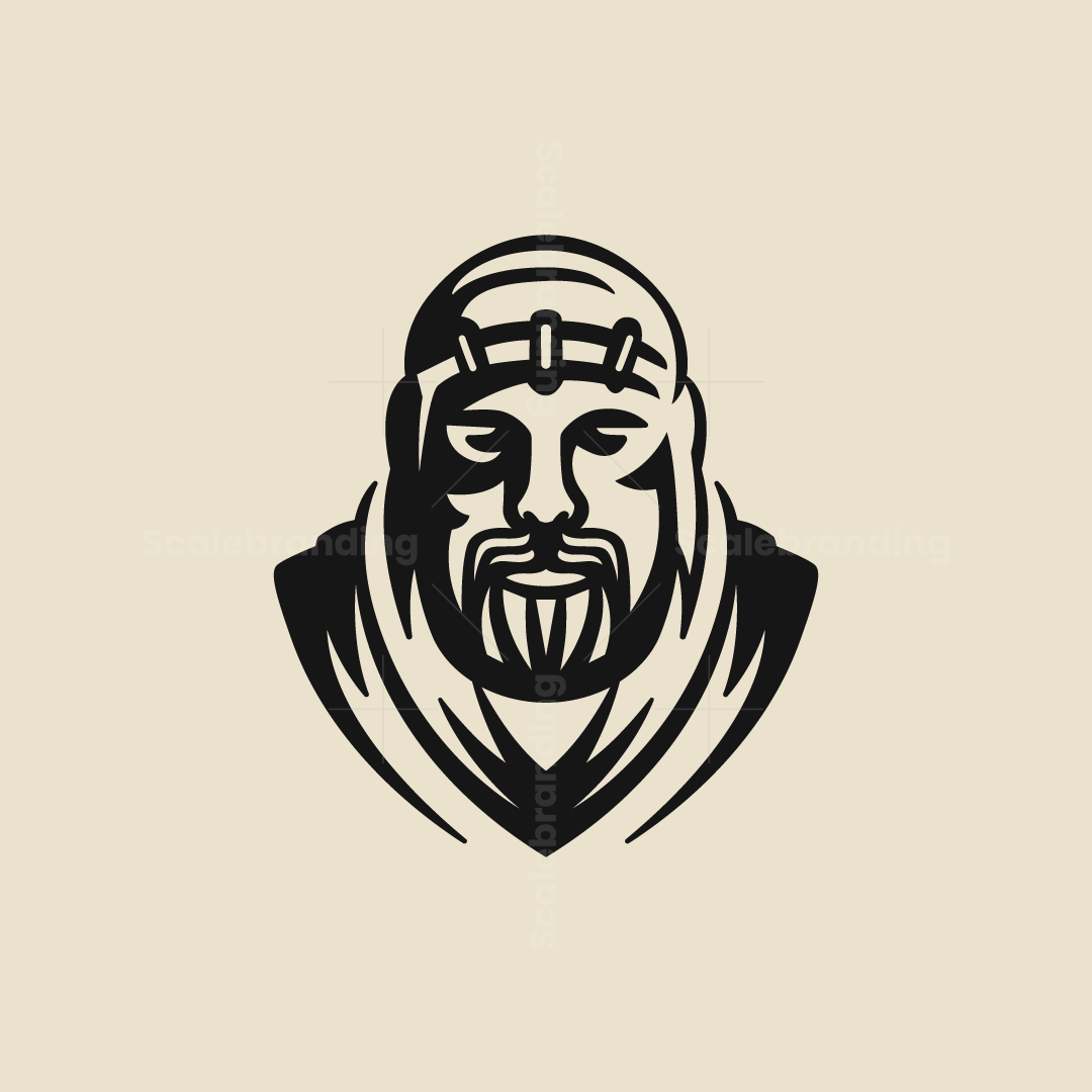 Stylized Arab Man Logo Design | Scalebranding
