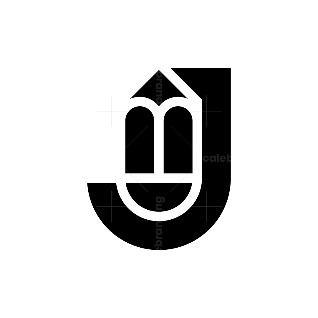 Simple Letter J Pencil Logo | Scalebranding
