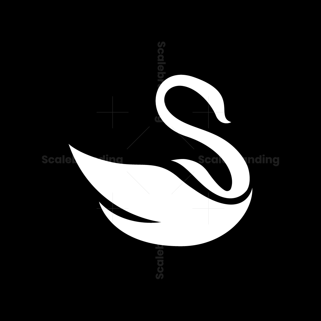 Letter S as The Swan Head and Neck Logo | Scalebranding