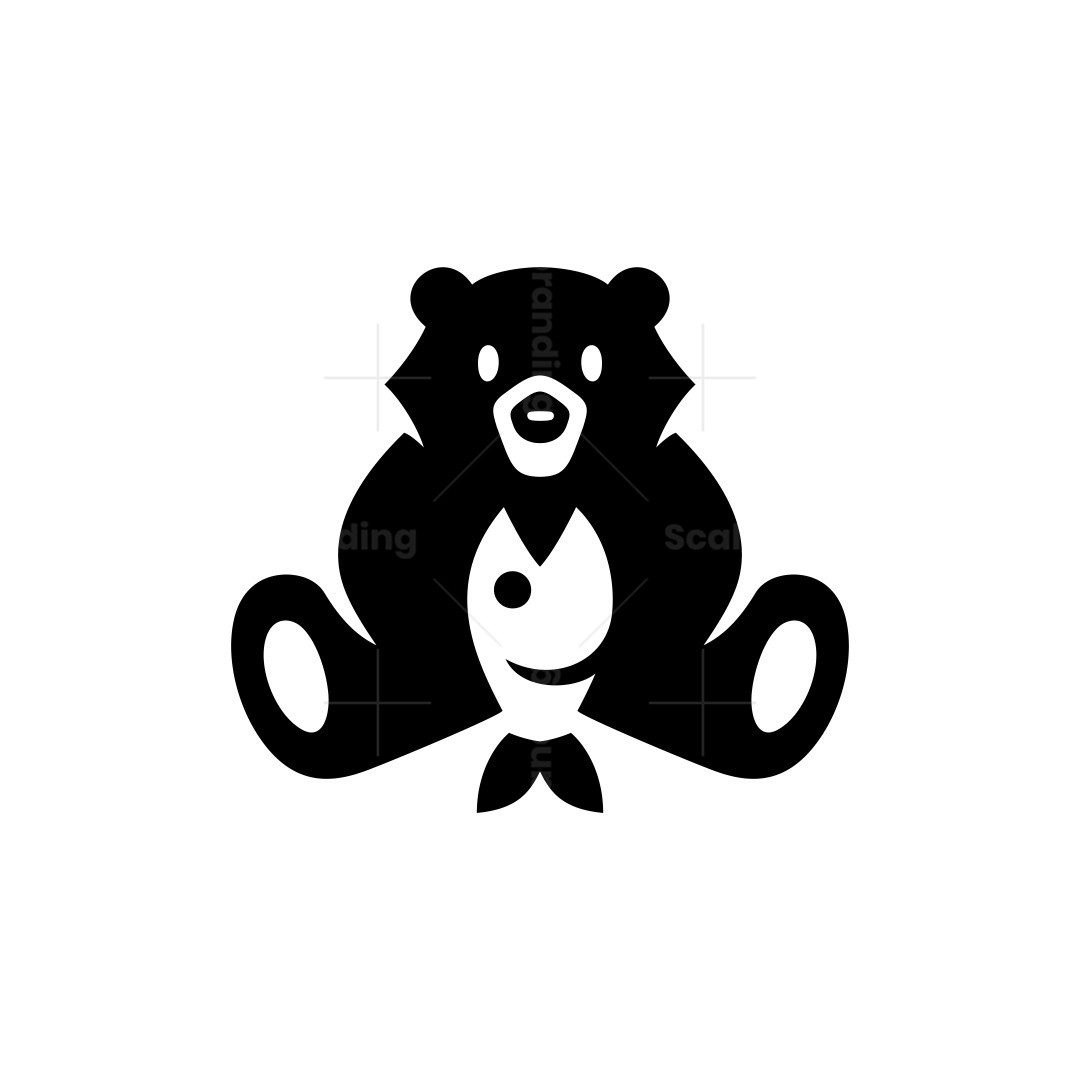 Bear and Fish Logo | Scalebranding