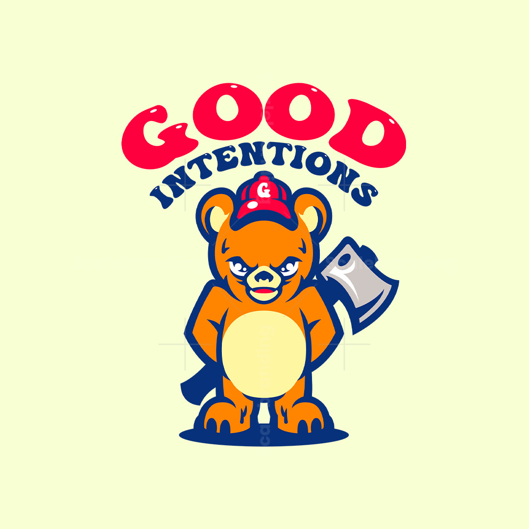 Bear Good intentions Logo | Scalebranding