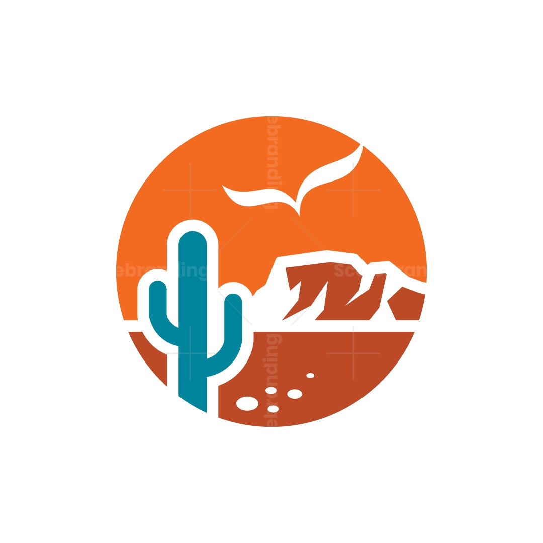 Beautiful Desert Scene Logo | Scalebranding