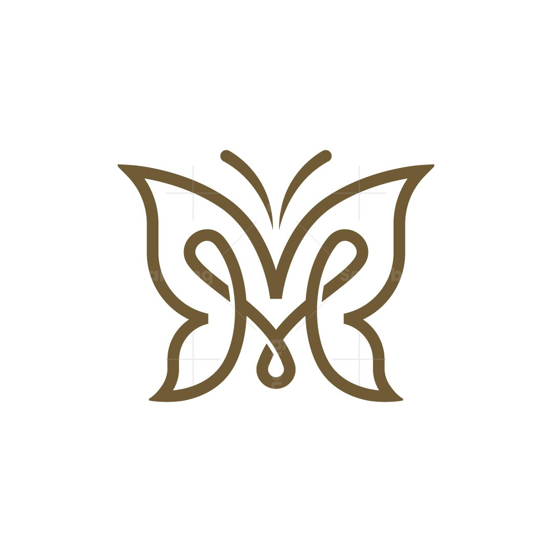 Beauty M Butterfly Logo | Scalebranding