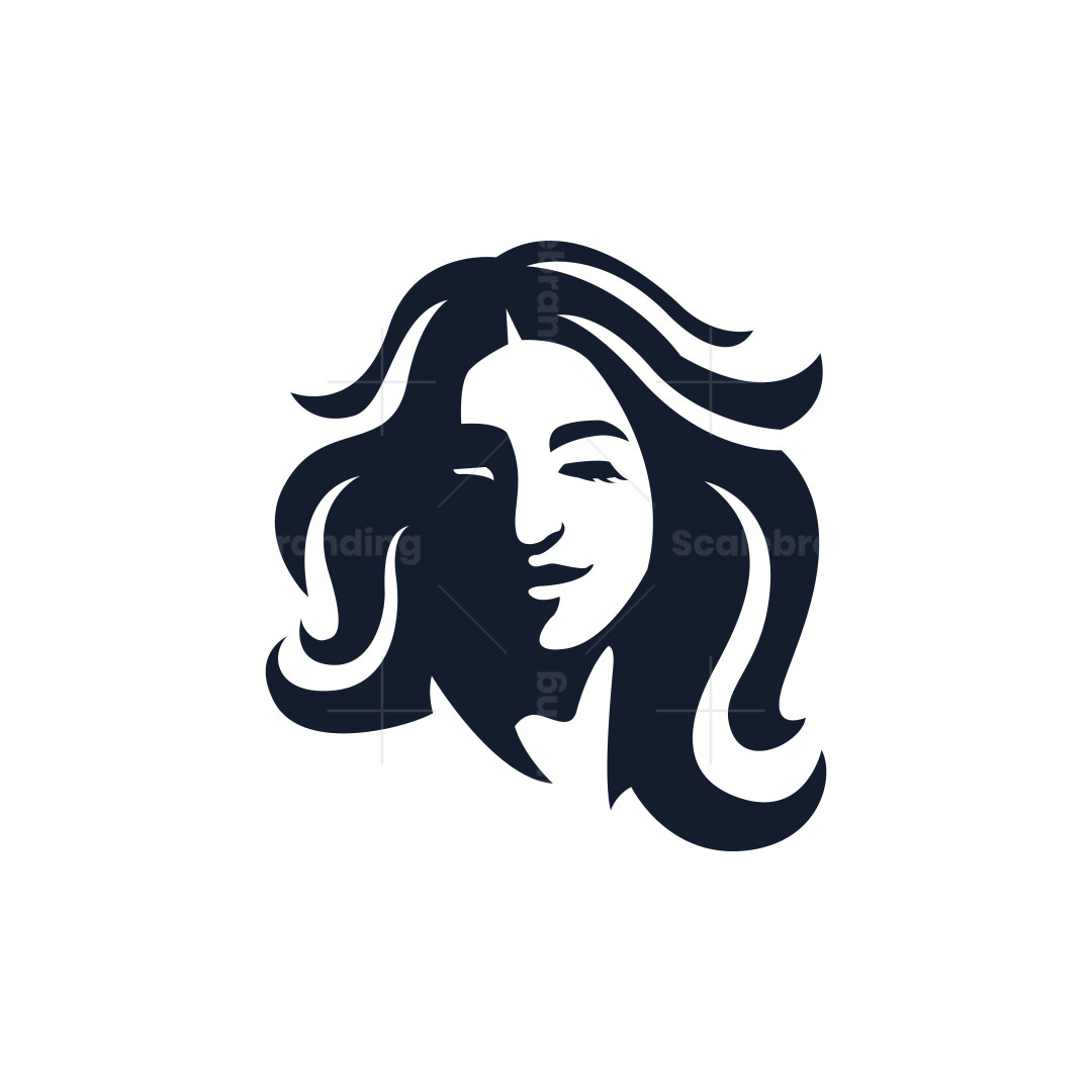 Woman Face Beauty Logo