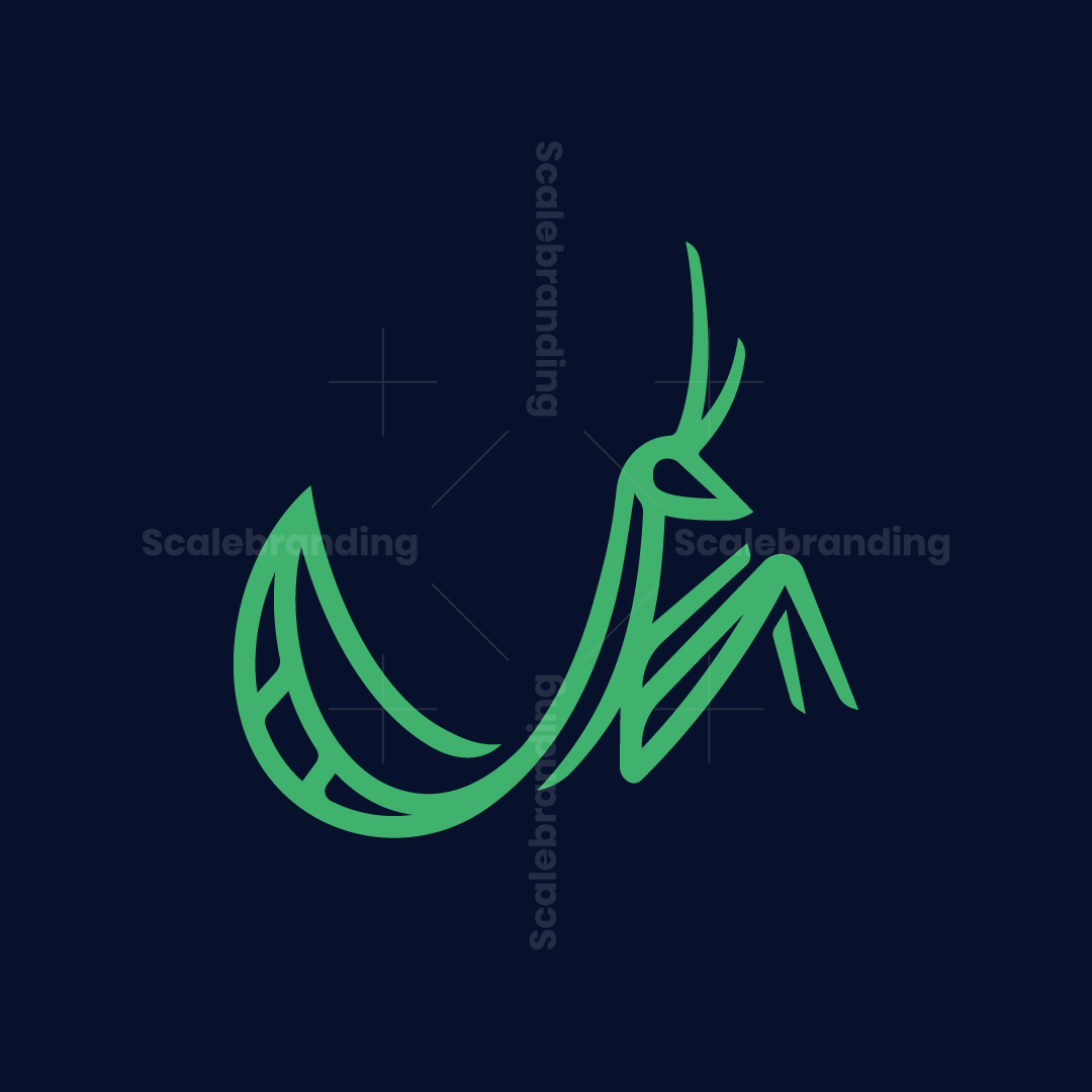 Linear Mantis Logo | Scalebranding
