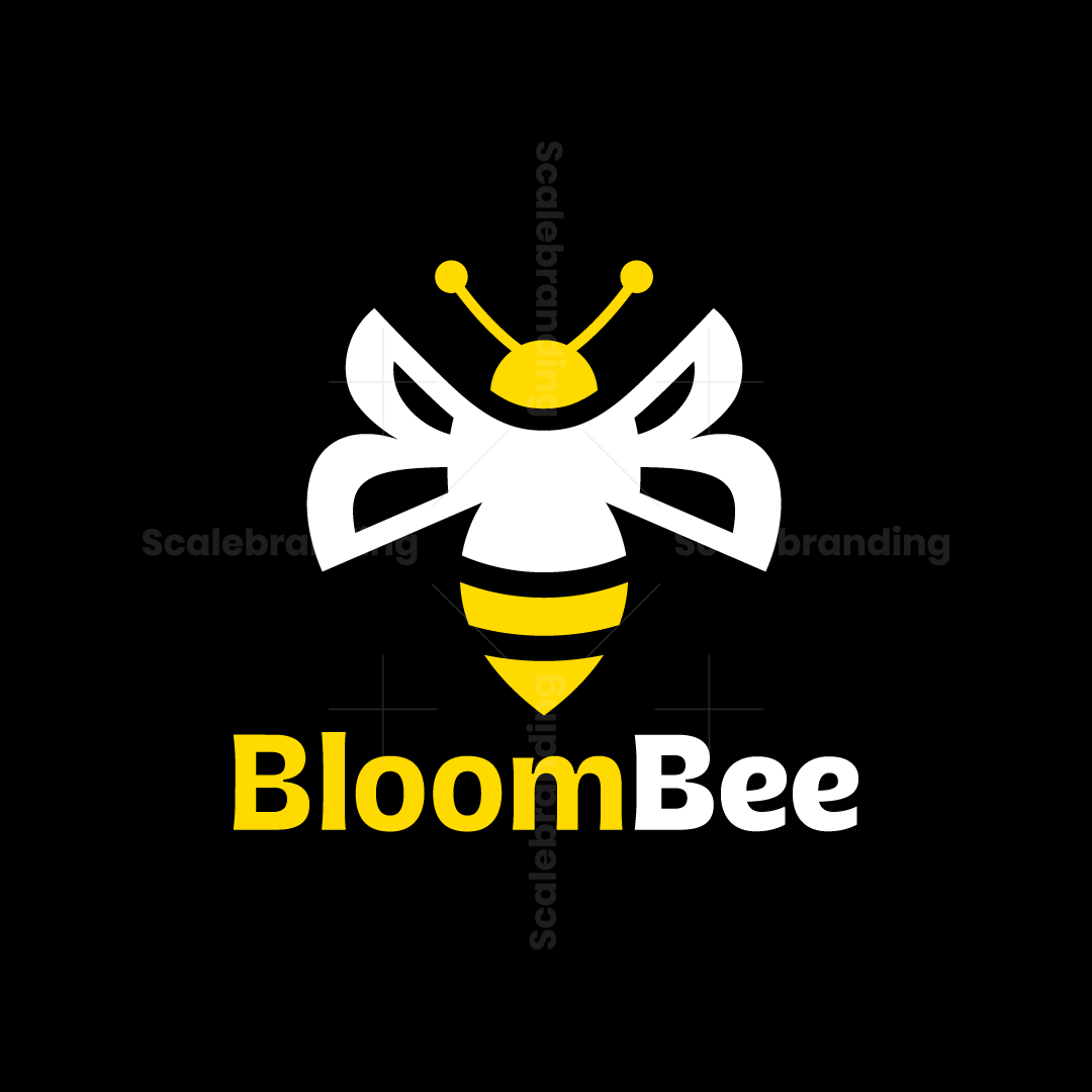 Bee Logo with Letter B as the Wings | Scalebranding