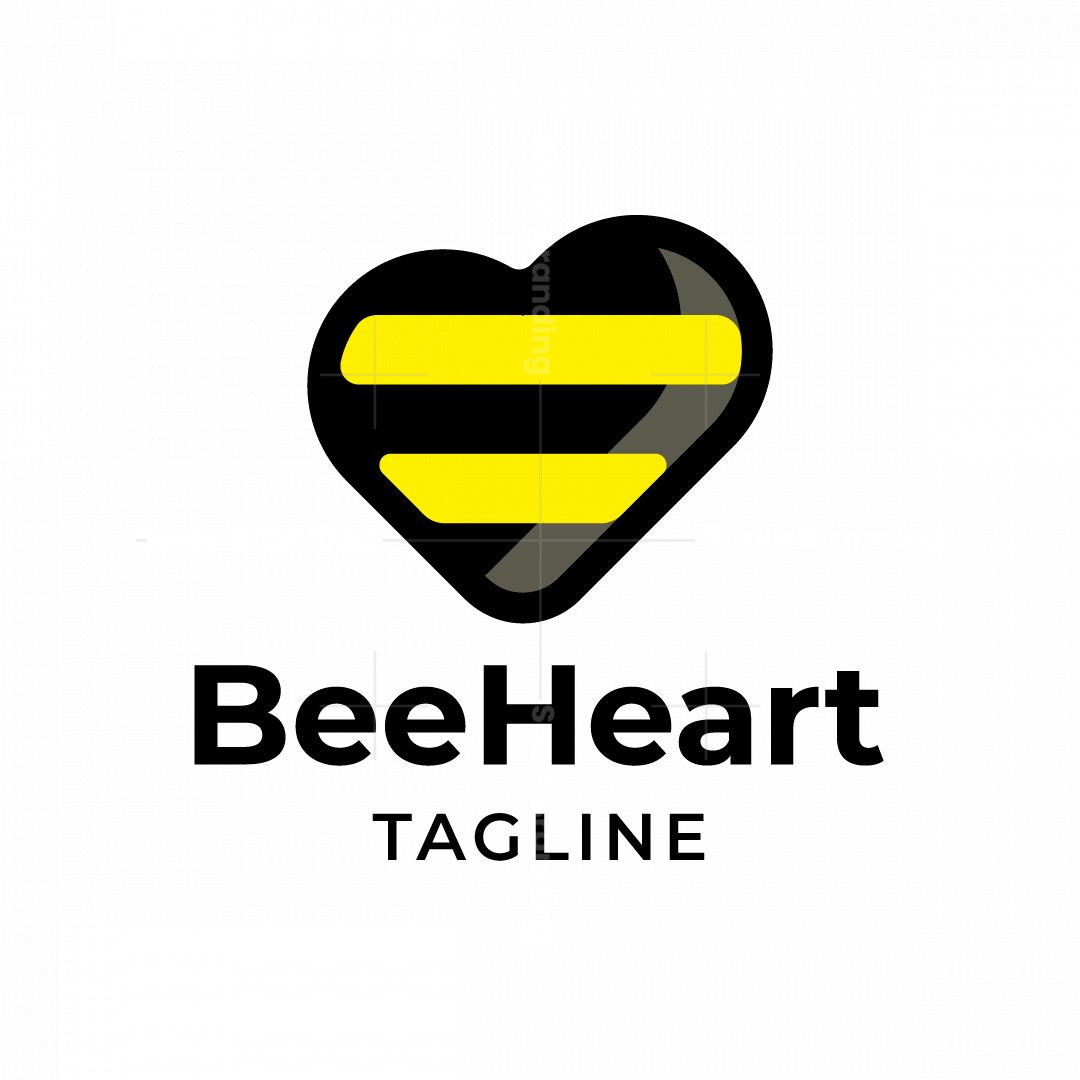 Bee Heart Honey Farm Logo | Scalebranding