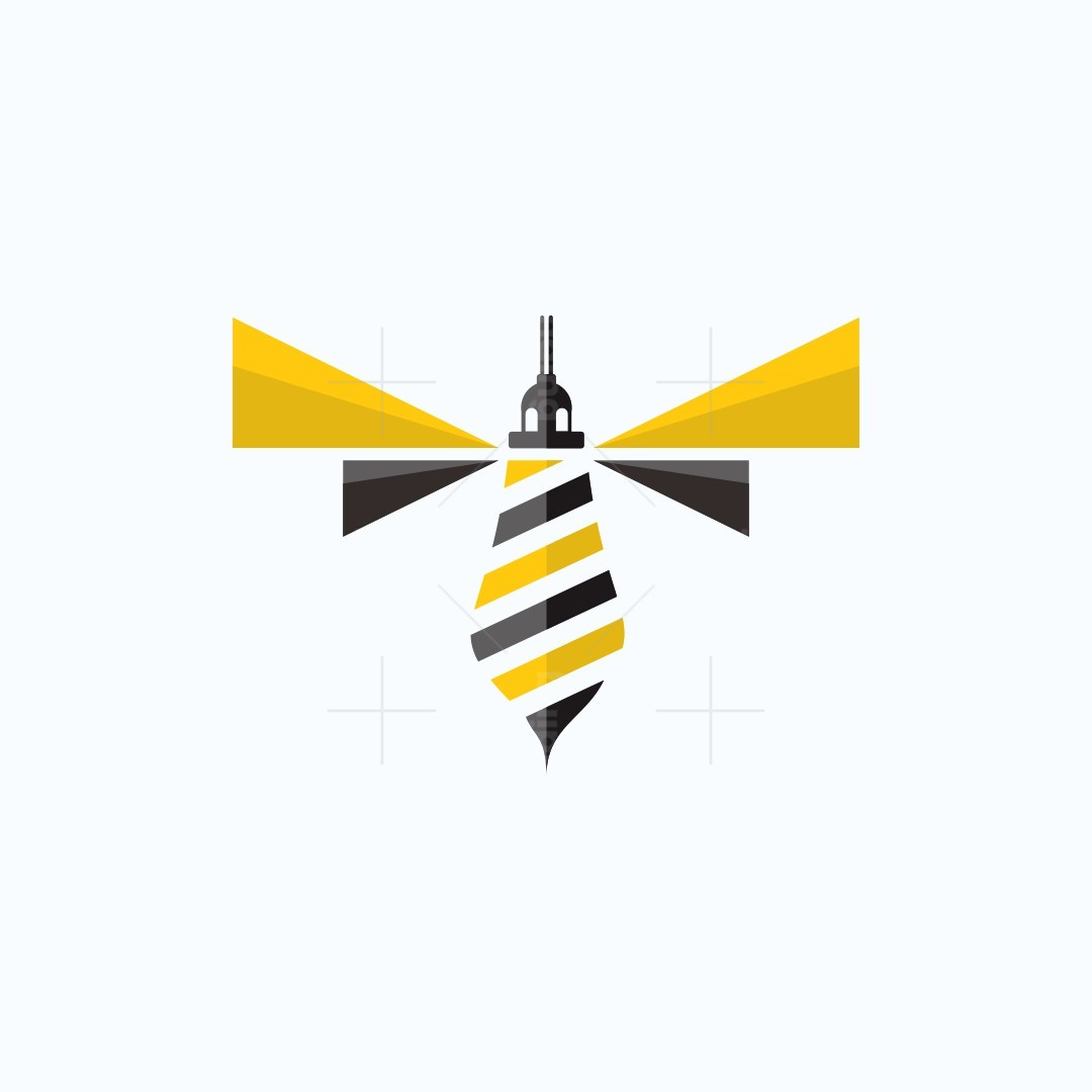Bee Lighthouse Logo | Scalebranding