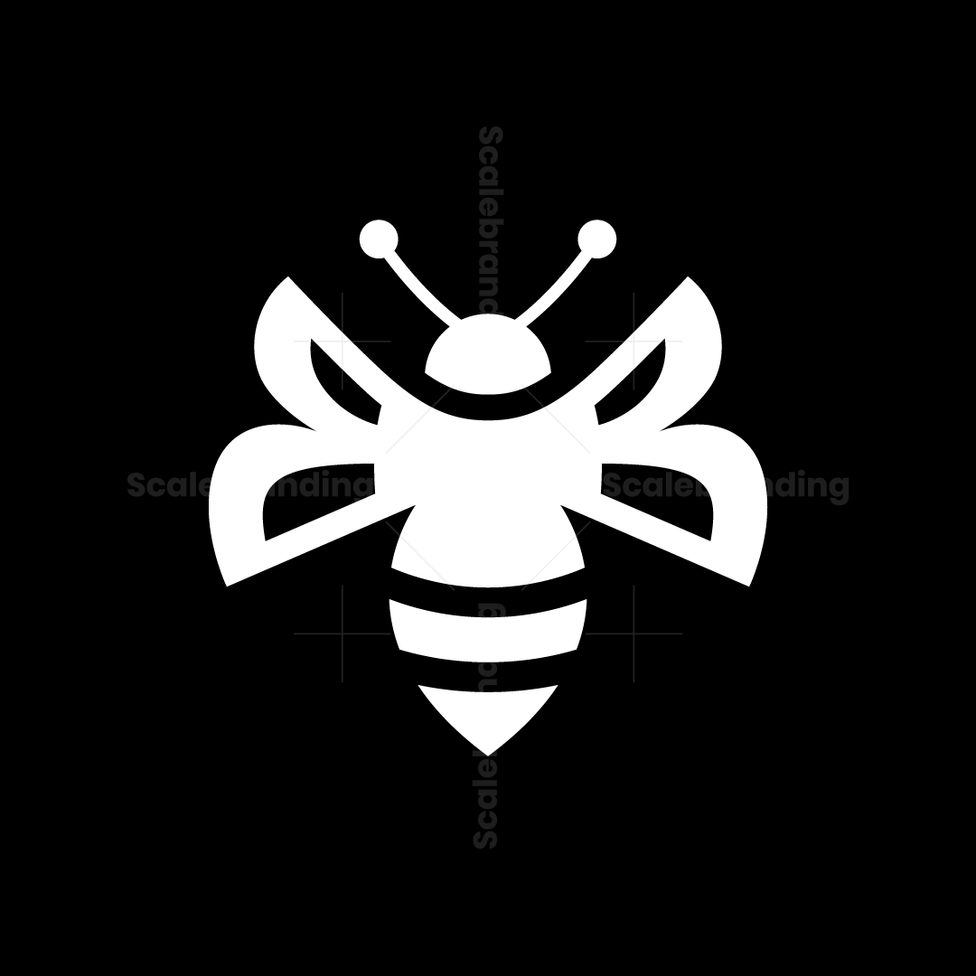 Bee Logo with Letter B as the Wings | Scalebranding