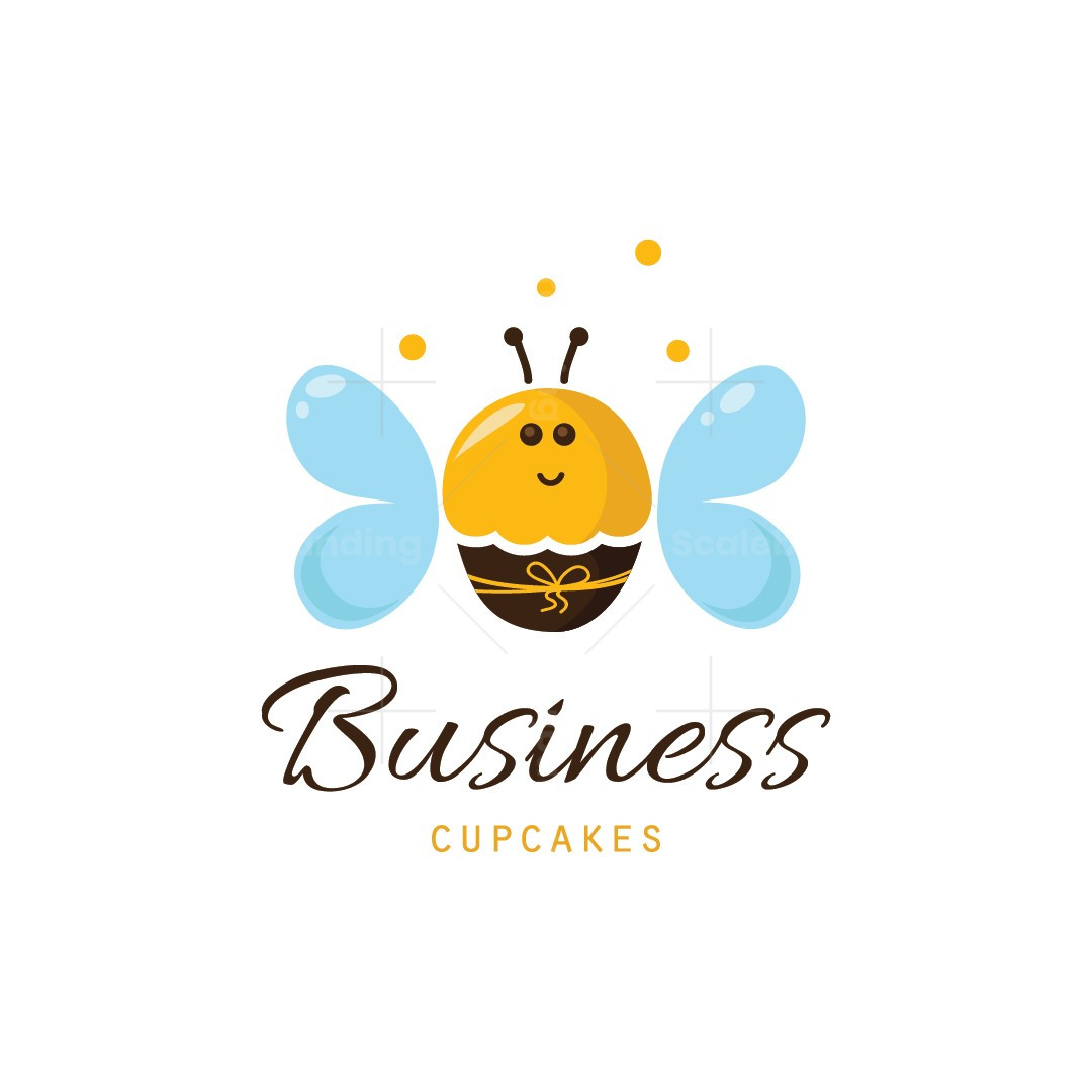 Bee Sweet Cupcake Logo | Scalebranding
