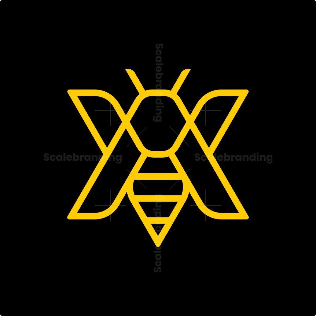 Bee V Letter Logo | Scalebranding