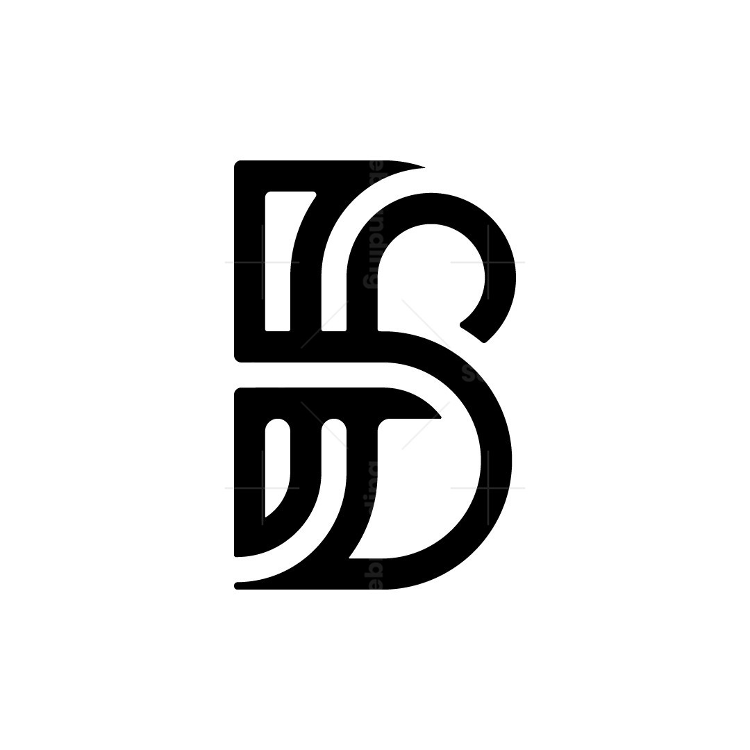 Fb Letter Logo Letter Fb, Bf Abstract Company Or Brand Logo Design