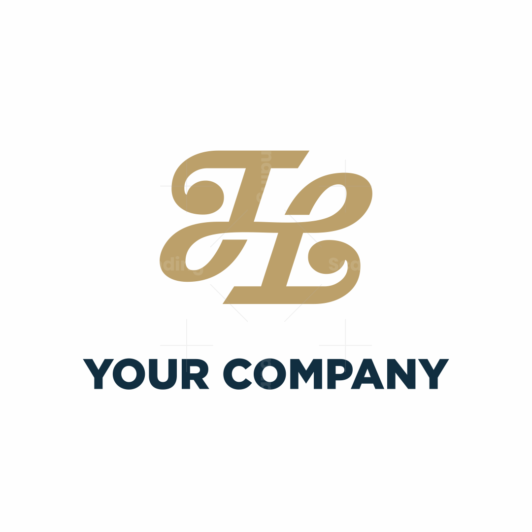 Letter F H Monogram Simple Logo | Scalebranding
