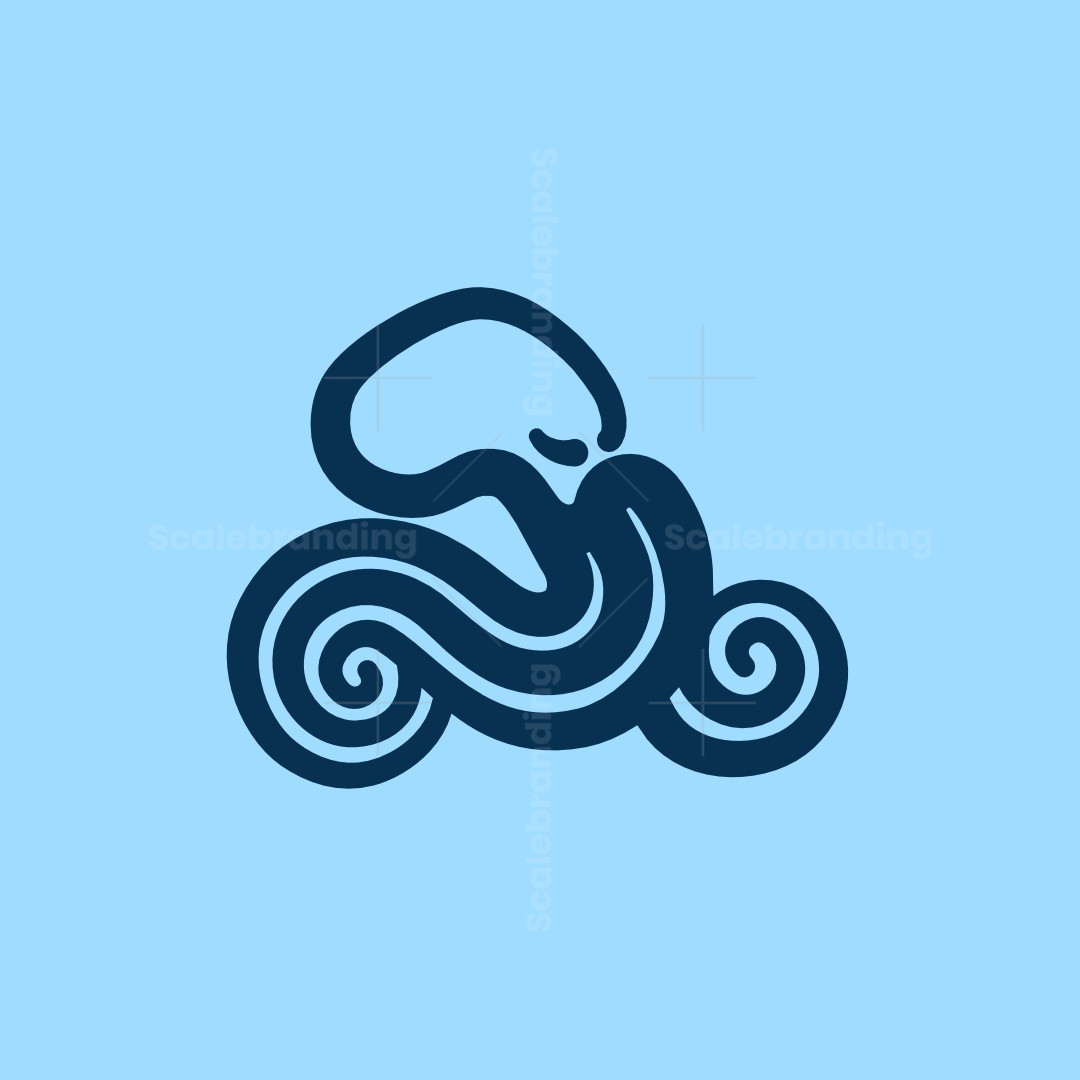 Biker Octopus Logo | Scalebranding