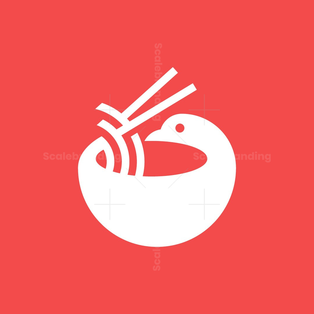 Bird Noodle Ramen Logo | Scalebranding