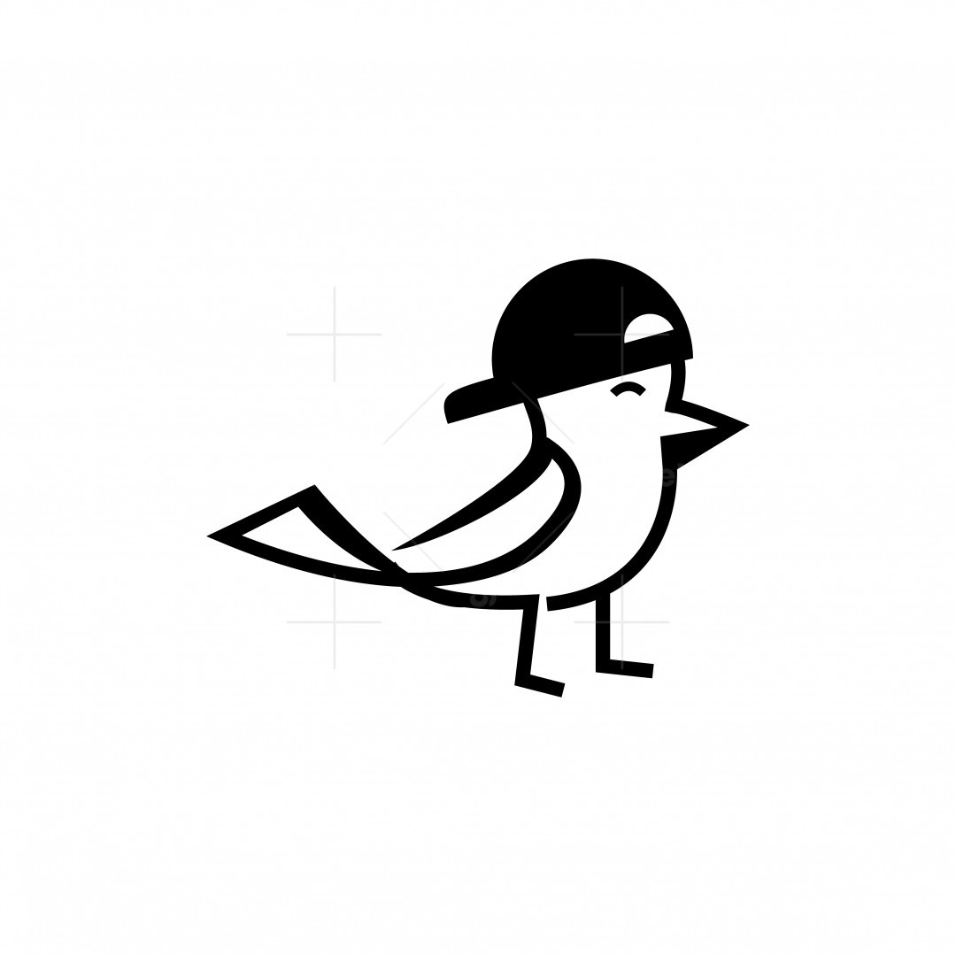 Bird With Hat Logo | Scalebranding