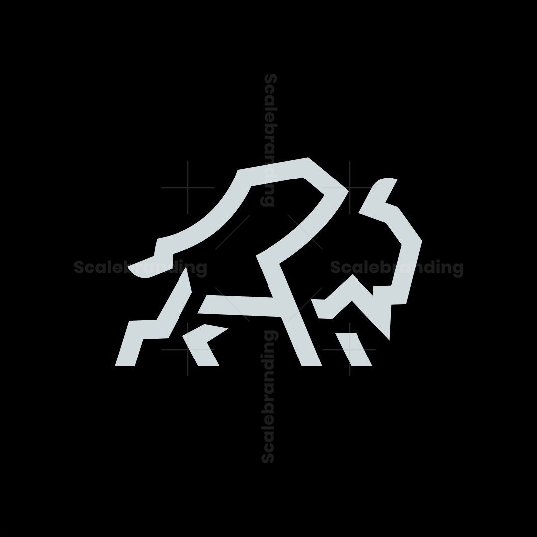 Bison Logo Modern Powerful Bison Logo | Scalebranding
