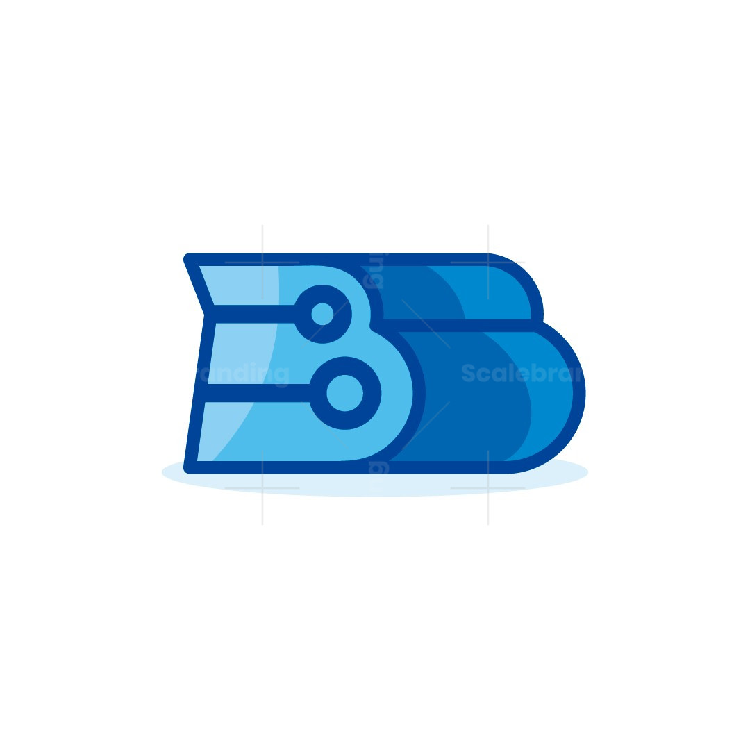Bit Tech Letter B Logo | Scalebranding