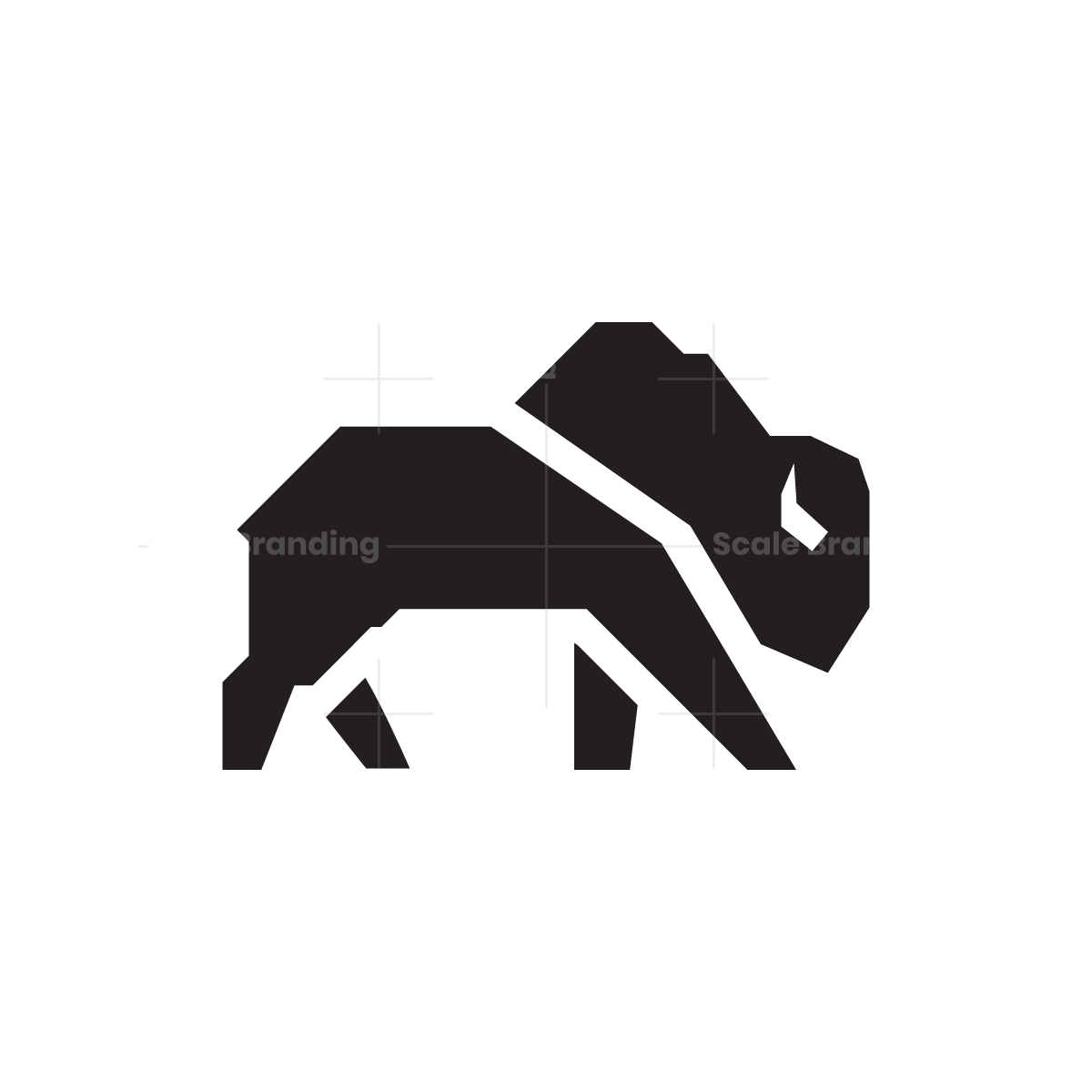 Black Bison Logo Buffalo Logo | Scalebranding